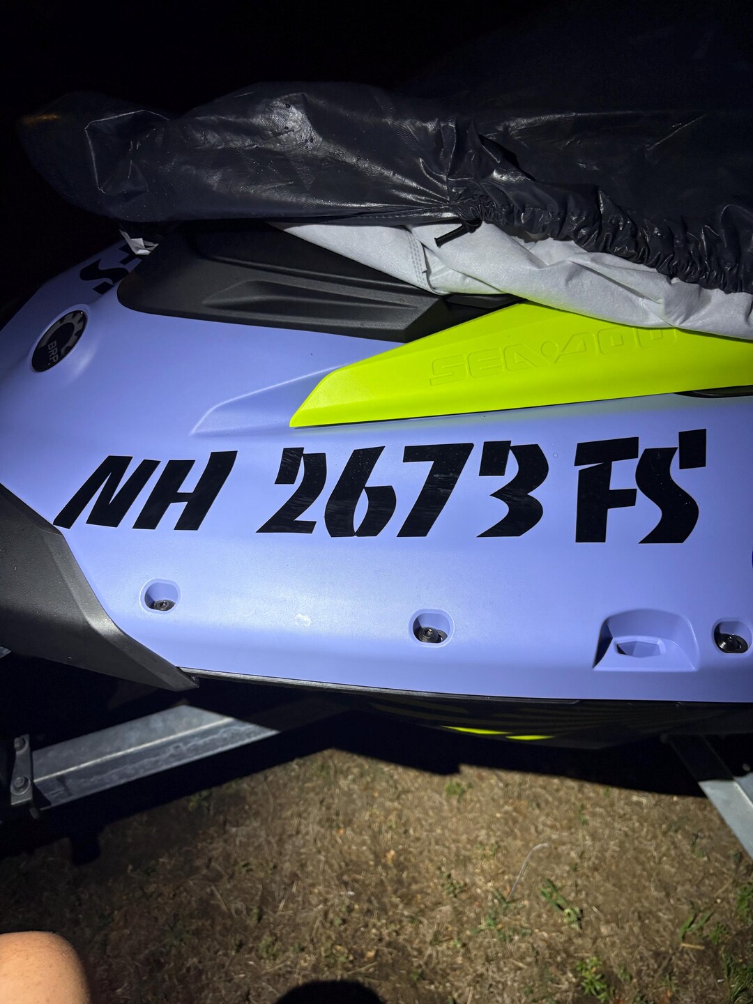 Custom Boat Registration Number Decals: Waterproof Vinyl Stickers - Etsy