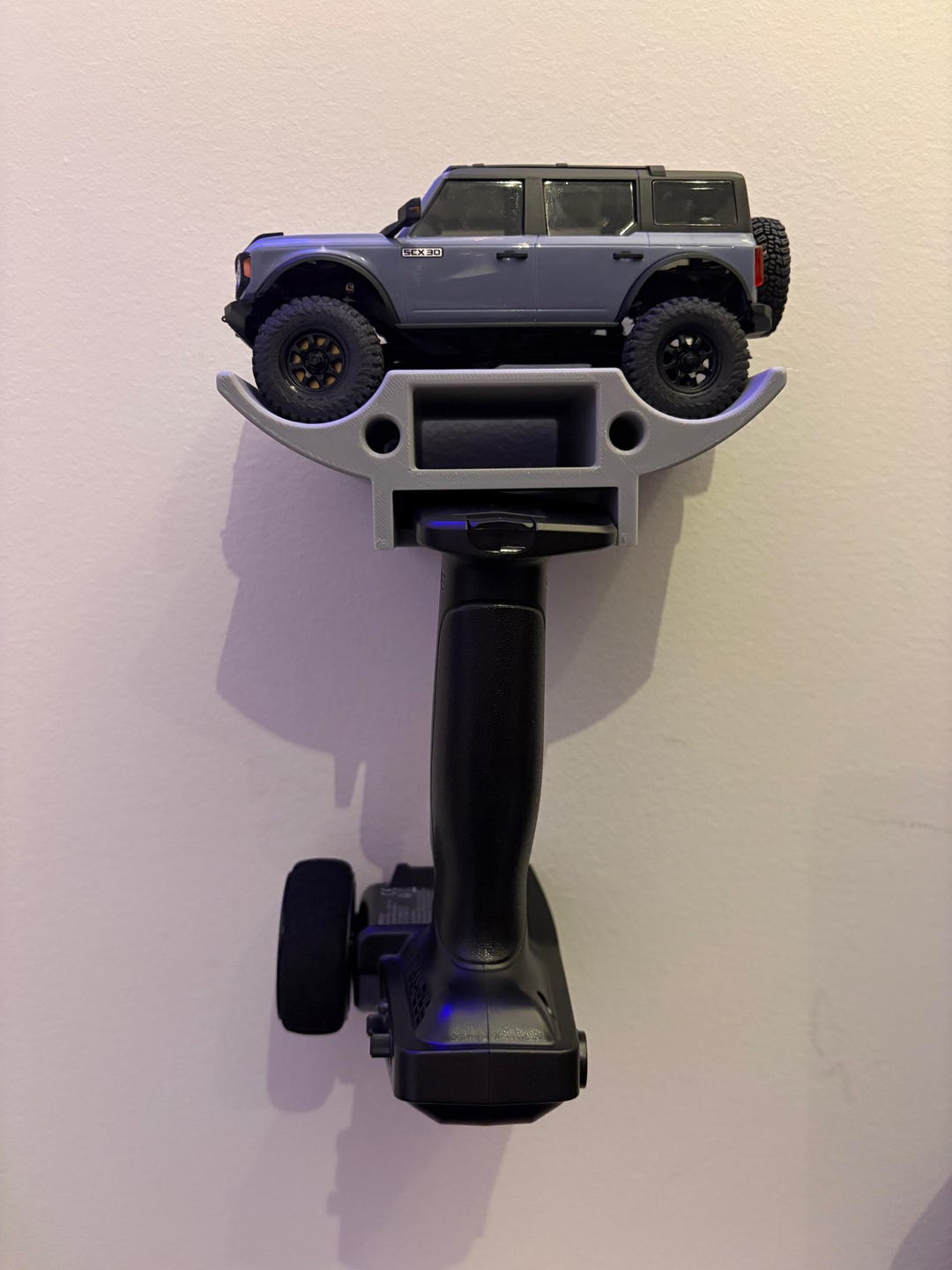 Scx30wall Mount Display & Controller Holder | 3D Printed RC Car Stand ...