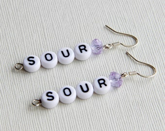 Wire Word Earrings | Etsy