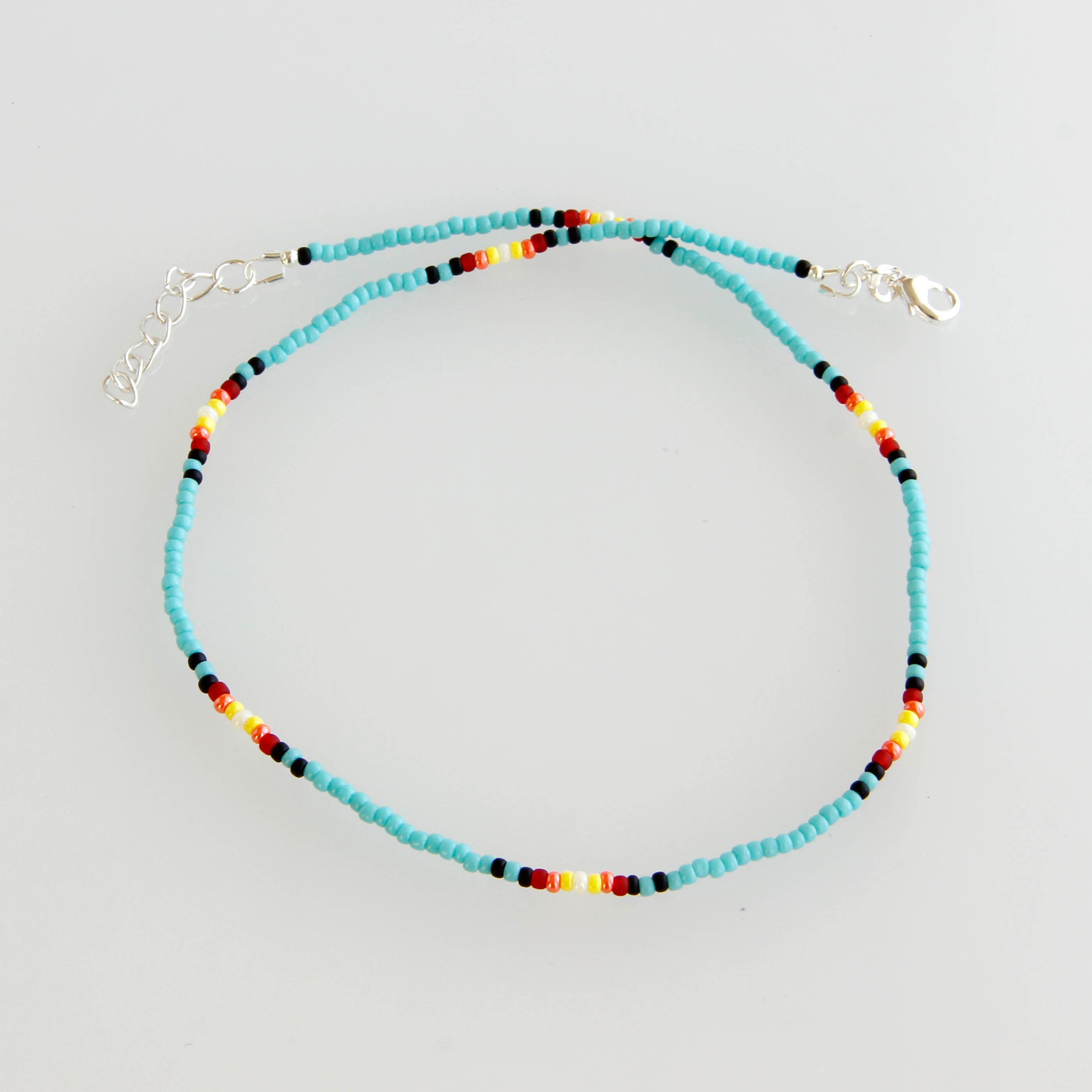 Turquoise Seed Bead Choker Native American Style Layered | Etsy