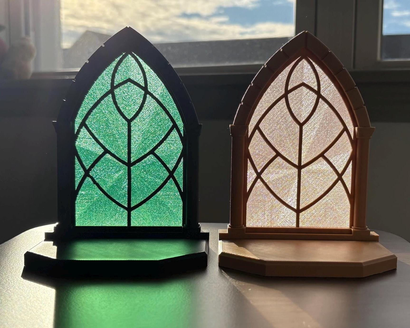 Glinda and Elphaba Wicked Funko Pop! Stained Glass Castle Window ...