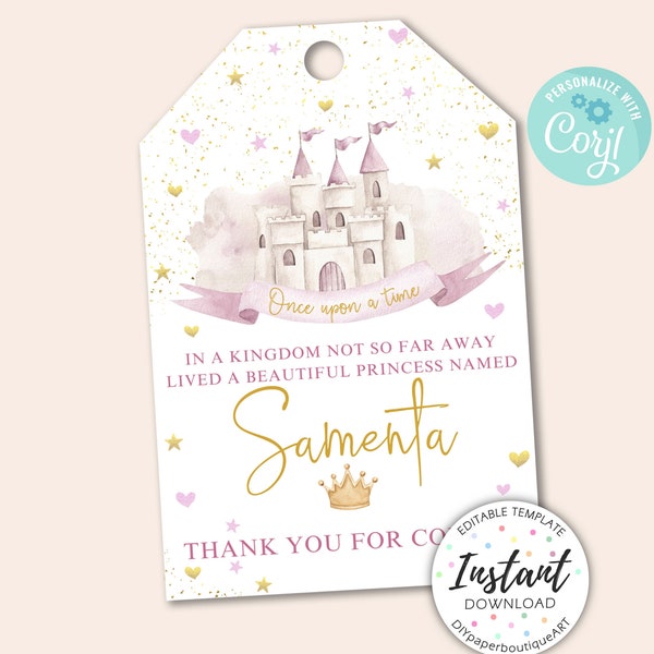 Princess Labels - Etsy