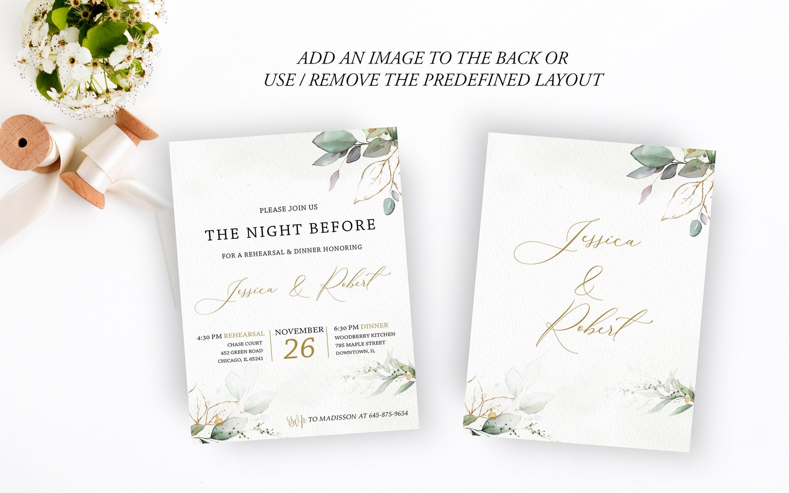 Rehearsal Dinner Invitation the Night Before Invitation | Etsy