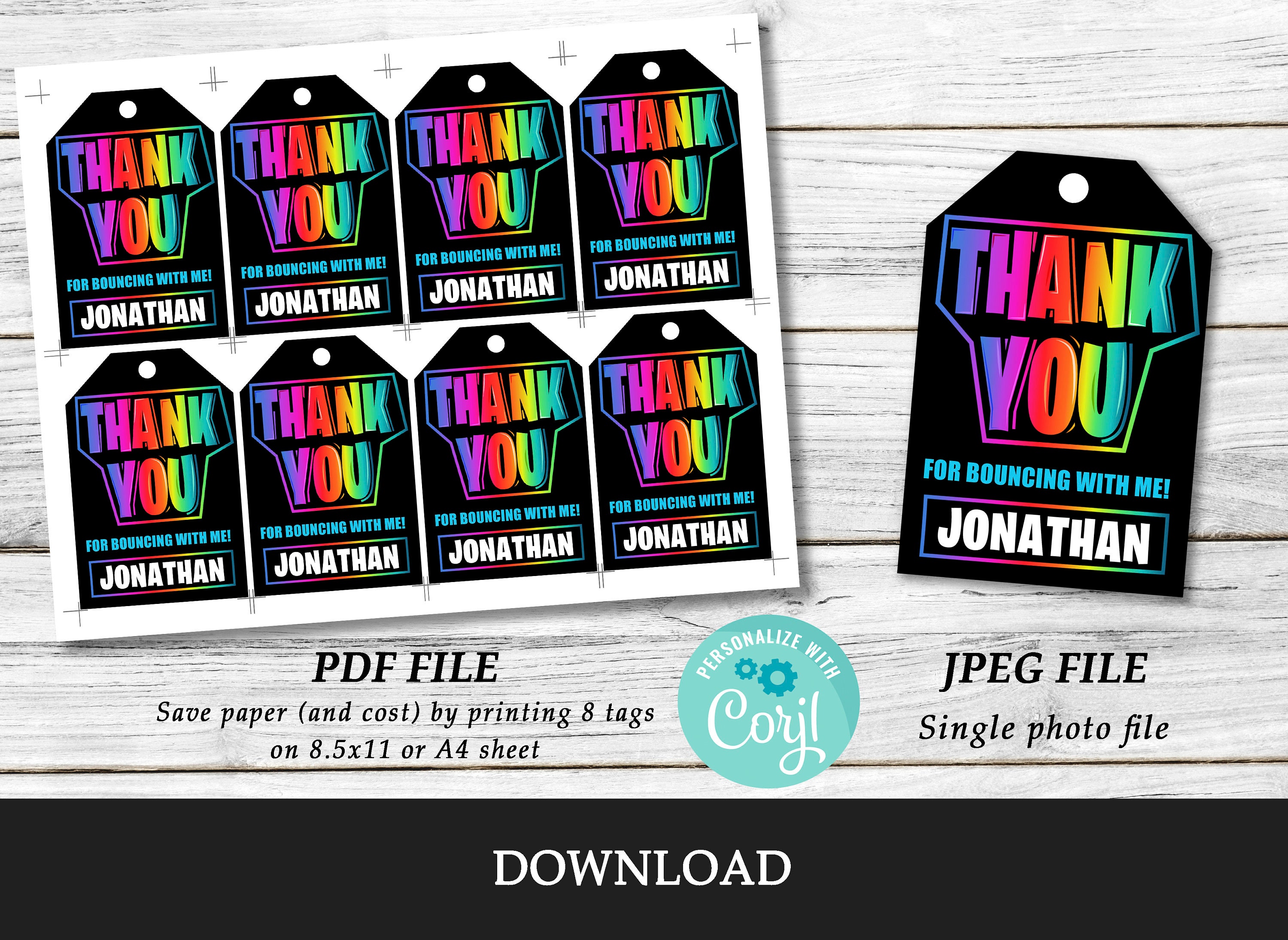 Playground Favor Tag Play Favor Tag Boys Playground Card - Etsy