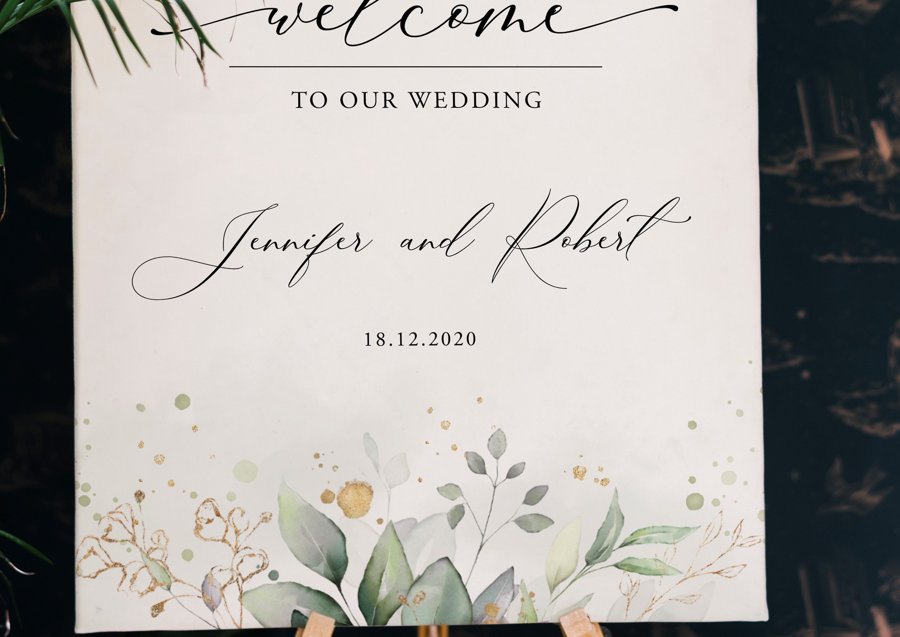 Wedding Welcome Poster Welcome Sign Porch Welcome Sign - Etsy
