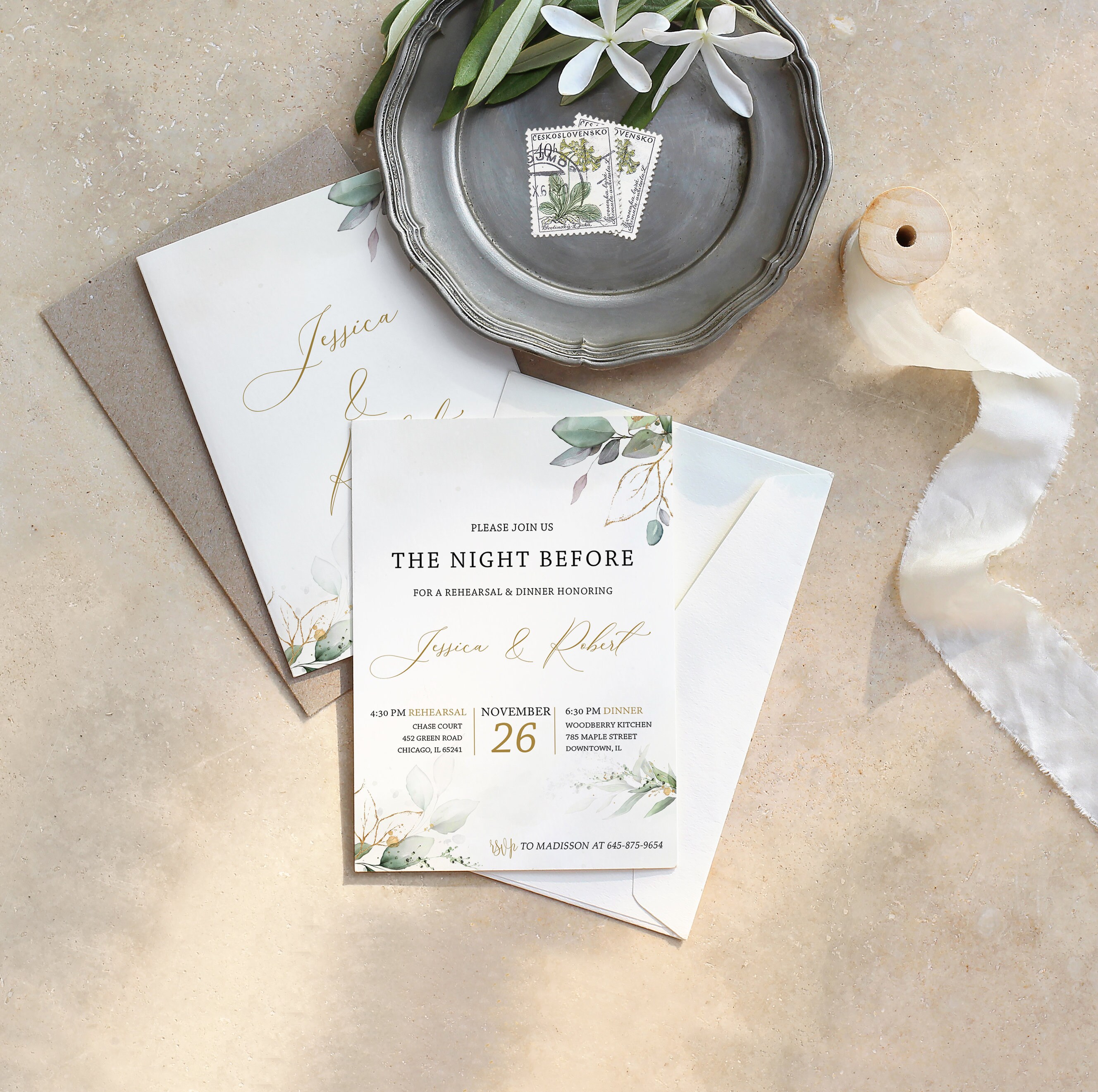 Rehearsal Dinner Invitation the Night Before Invitation - Etsy