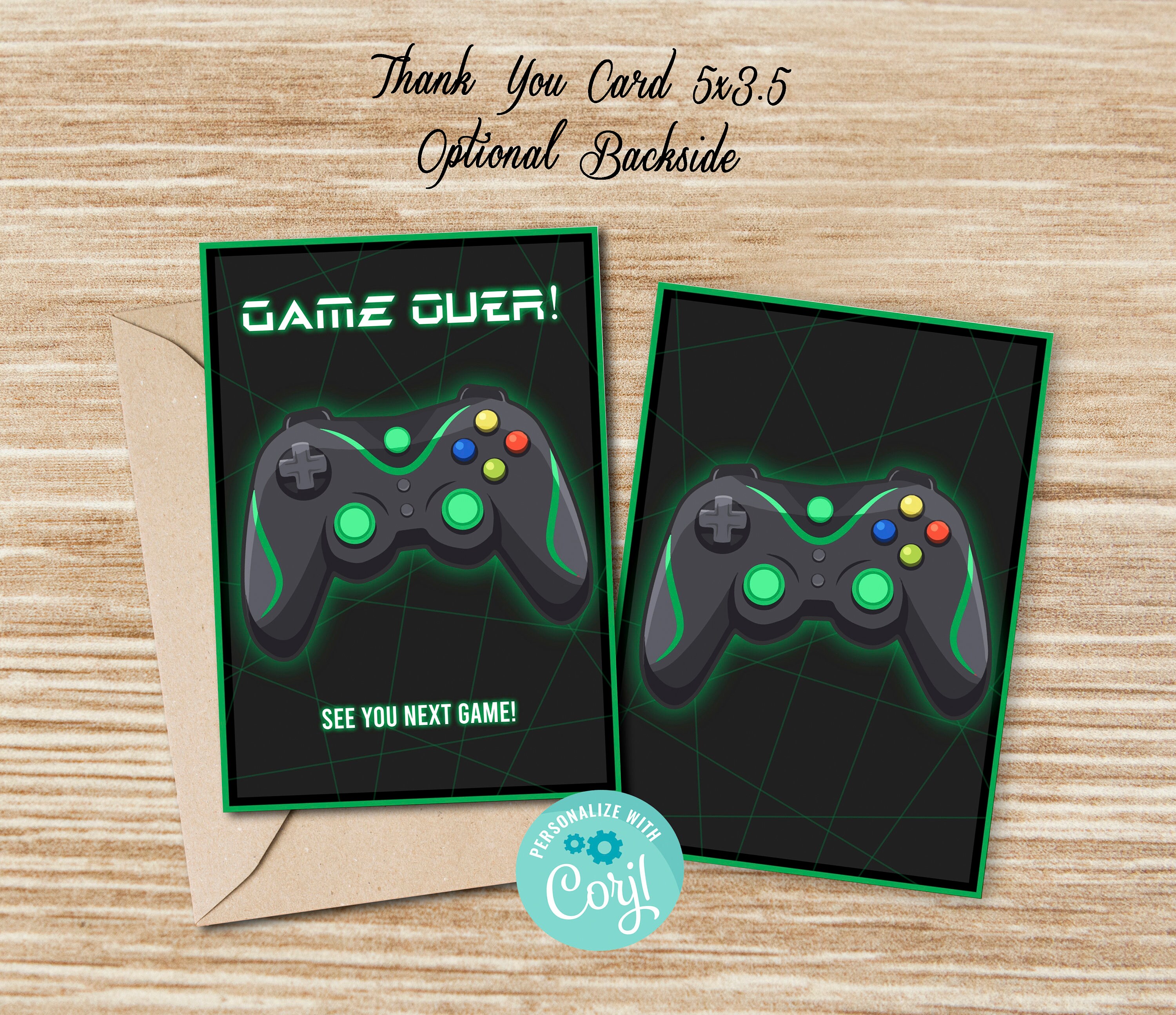 Video Game Invitation Video Game Party Birthday Invitation | Etsy