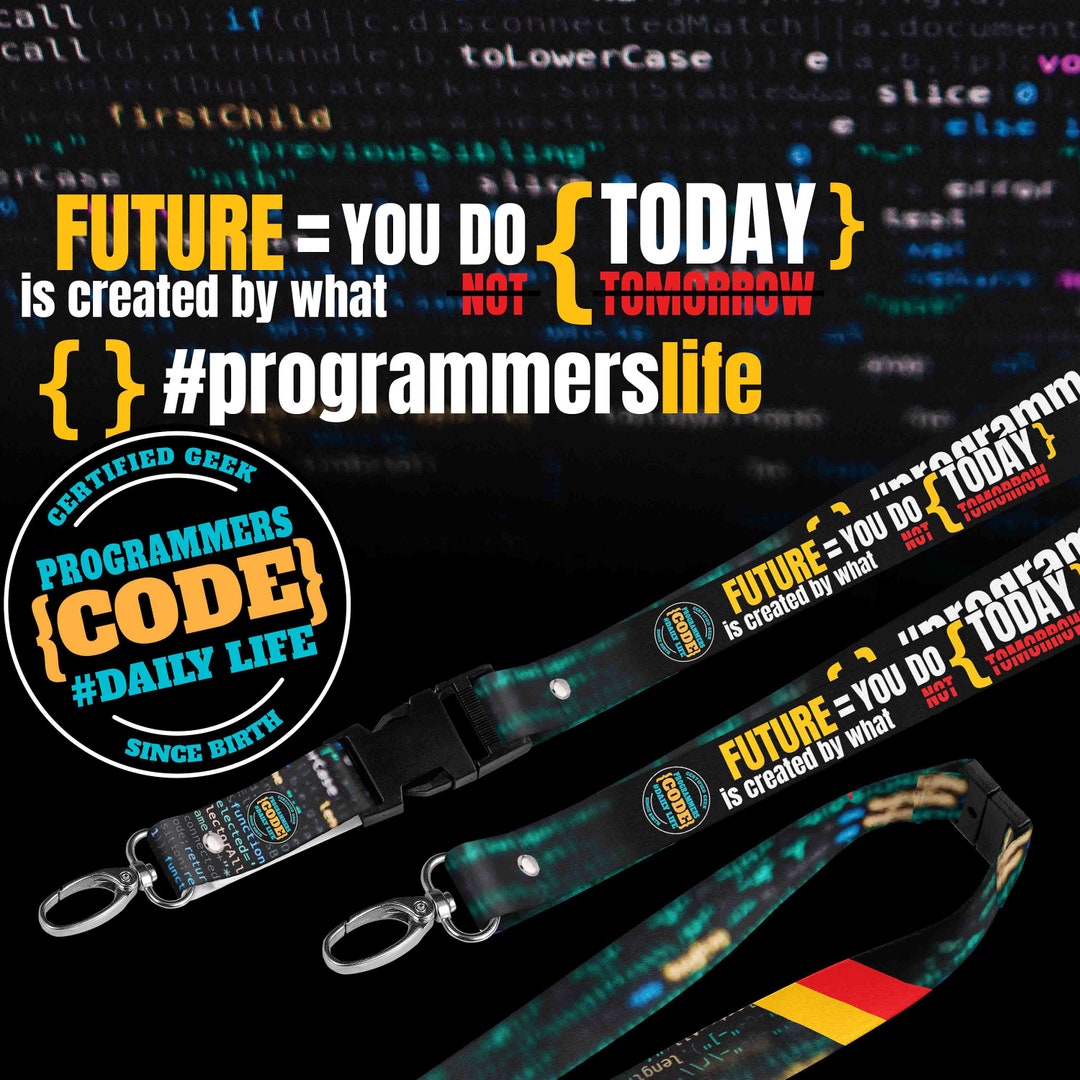 Programmers Life | Computer | Software Developer Lanyard - Etsy