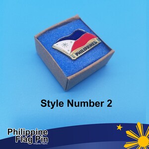 Philippine Flag Pin - Etsy