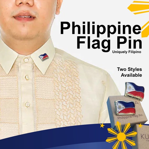 Philippine Flag Pin - Etsy