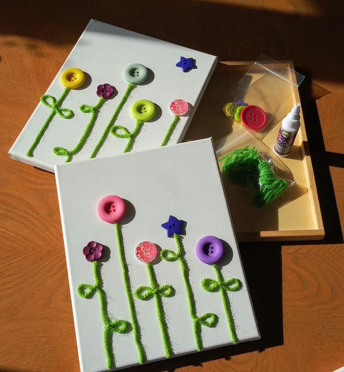 Kids' Button Craft Kit - Etsy
