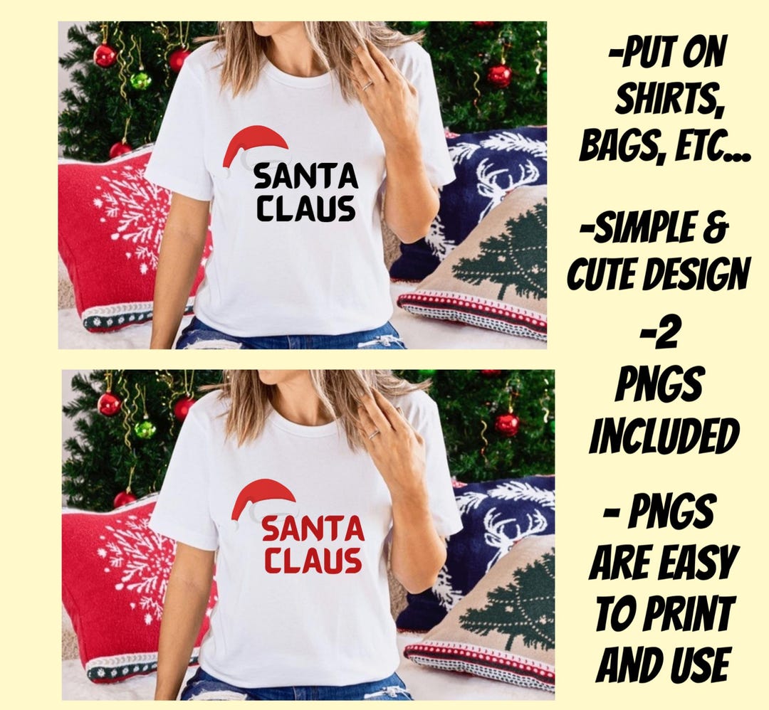 Santa Claus Svg, Santa Word Svg, Digital Download Svg, Christmas Santa ...