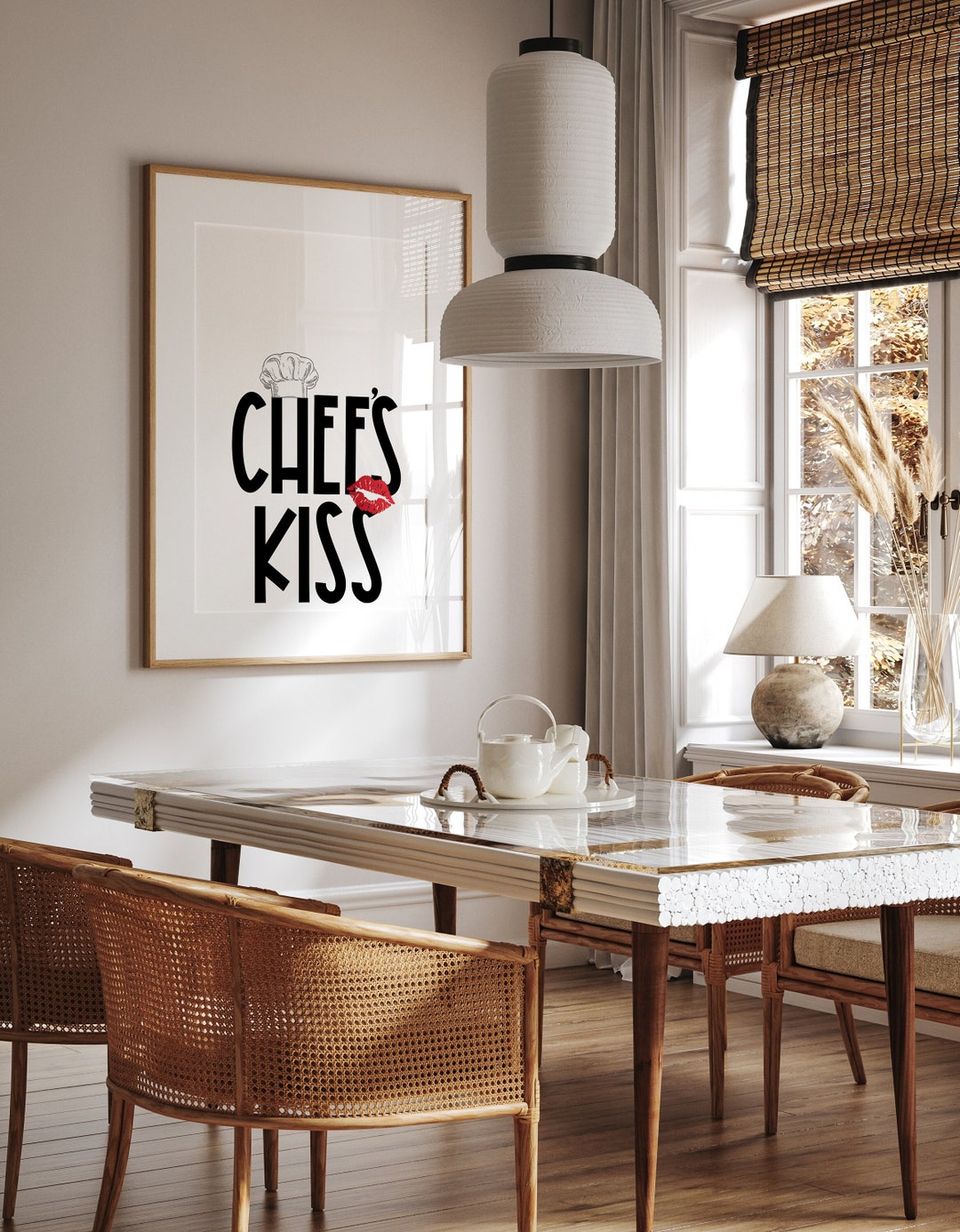 Chefs Kiss Print Chef Prints Wall Art Prints for Kitchen Gallery Wall ...