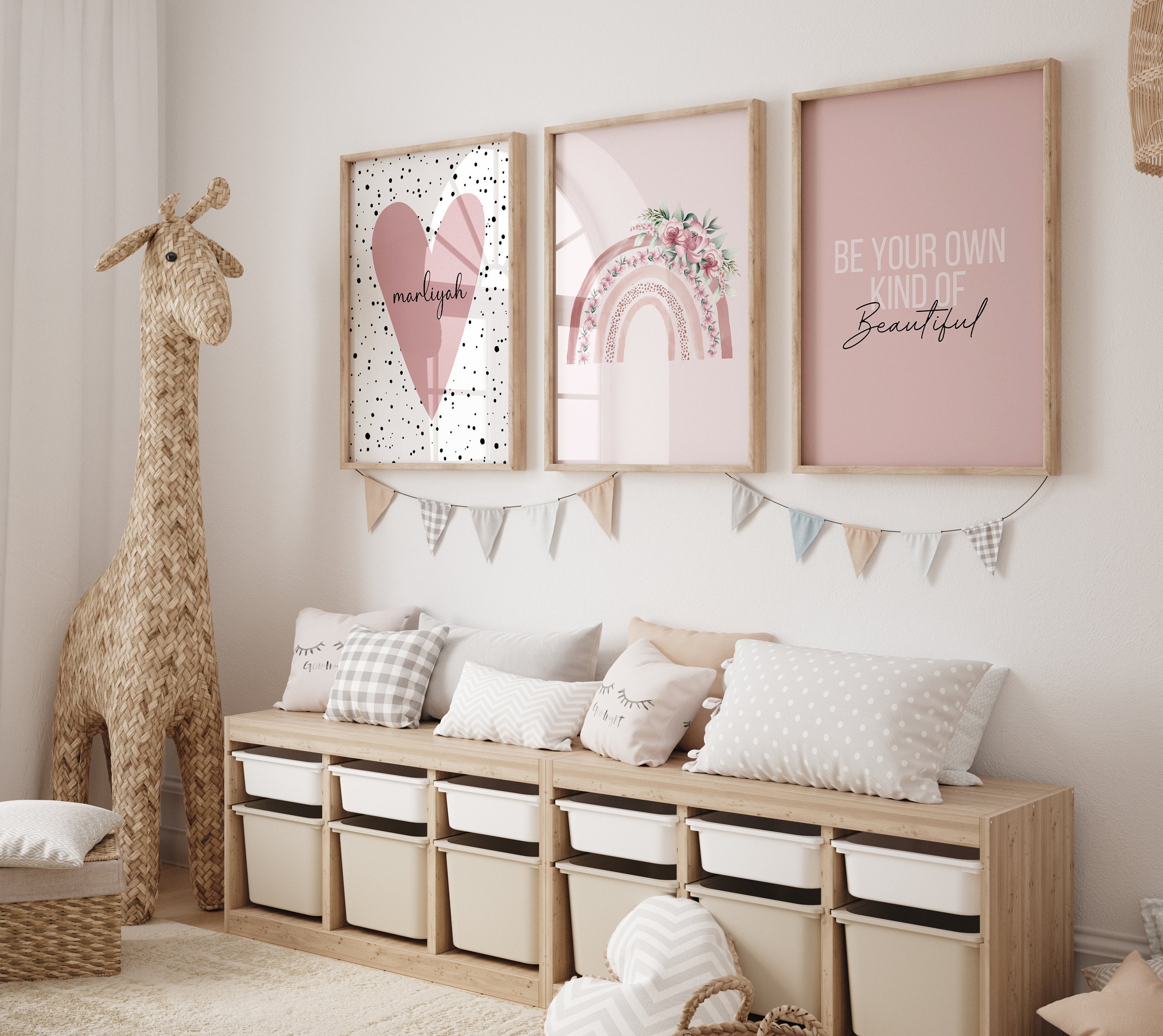 Girls Bedroom Prints Dalmatian Prints Rainbow Prints Girls - Etsy UK