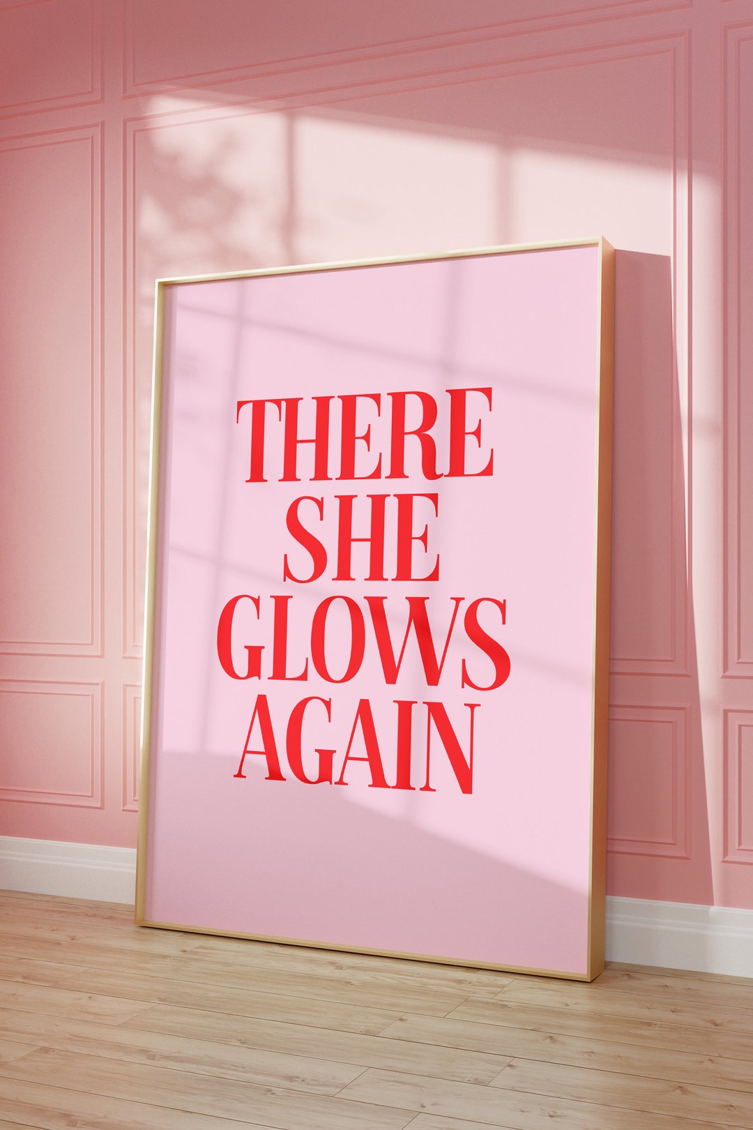 There She Glows Again Poster, Beautiful Print, Beauty Poster, Dressing ...