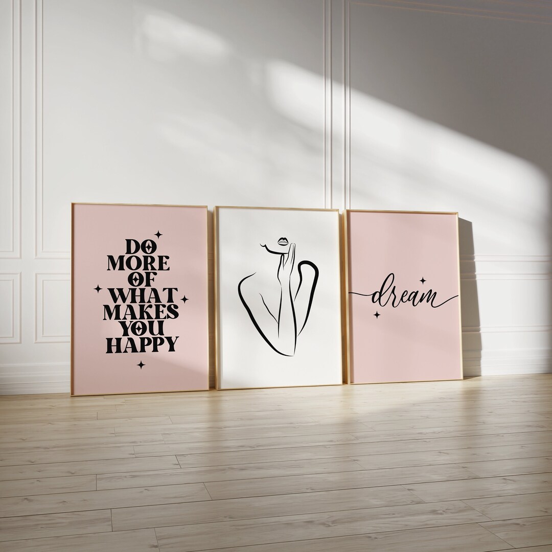 Dressing Room Set of 3 Prints, Dressing Room Posters, Girls Bedroom ...