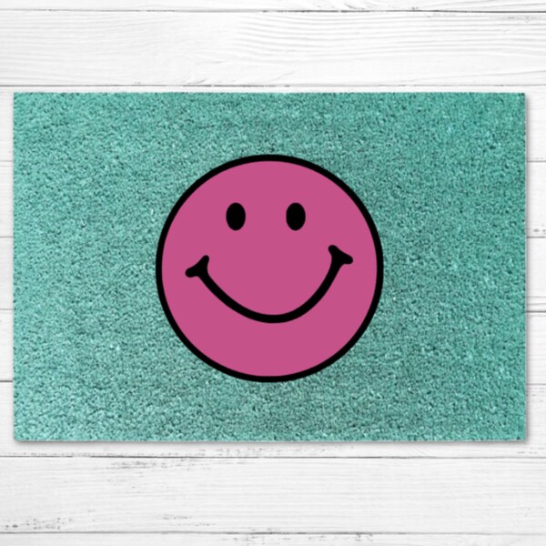 Funny Smiley Face Rug - Etsy