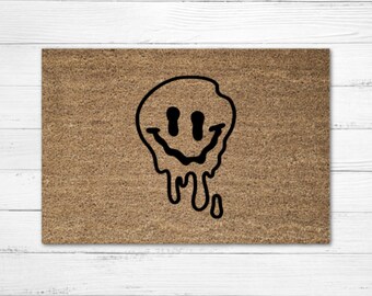 Smiley Face Rug | Etsy