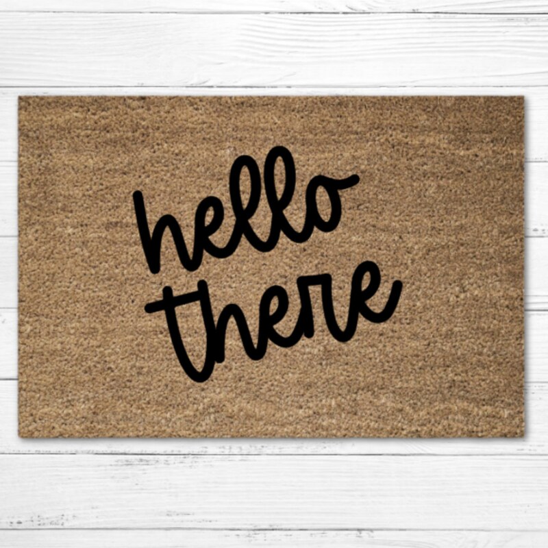 Hello Doormat - Etsy