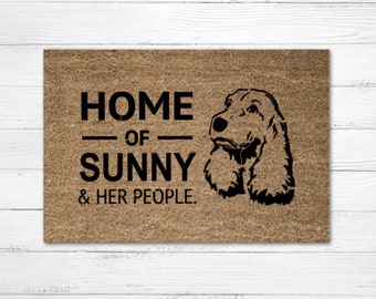 Cocker Spaniel Door Mat - Etsy