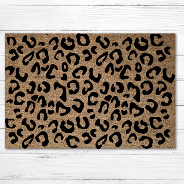 Leopard Door Mat - Etsy