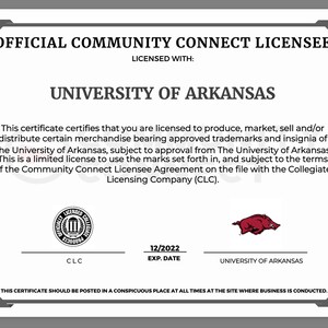 Sooieville Licensed Arkansas Razorback Doormat Rug, Arkansas Razorback ...