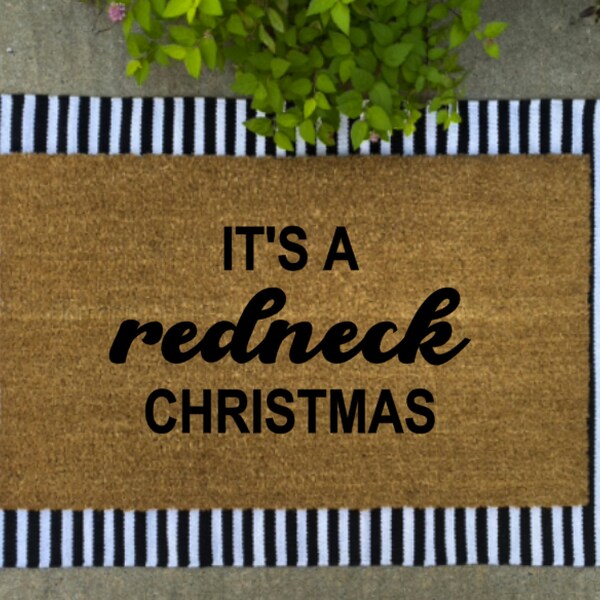 Redneck Door Mat - Etsy