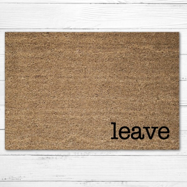 Leave Doormat - Etsy