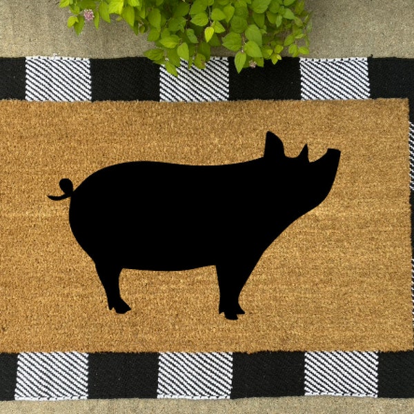 Pig Rug - Etsy