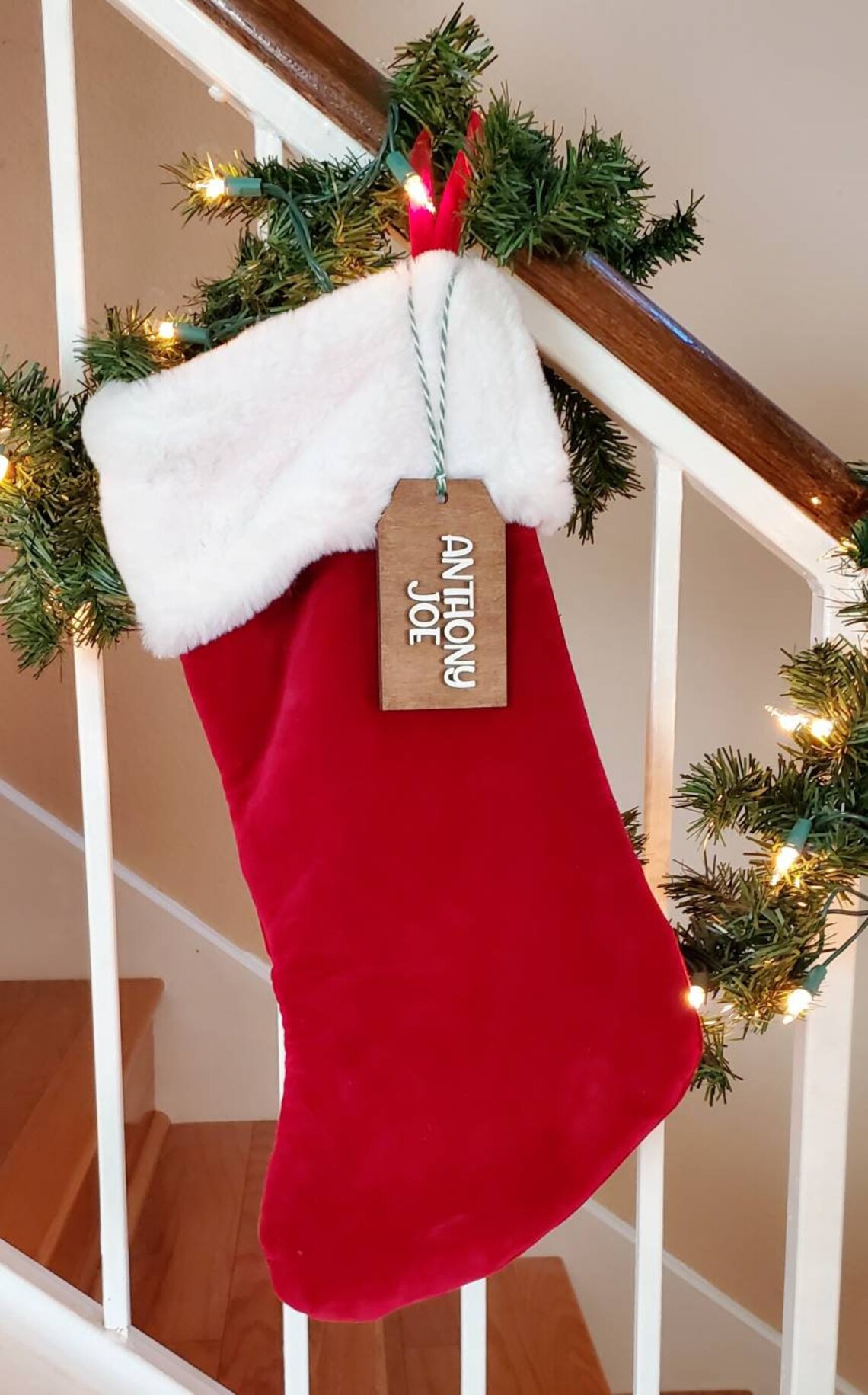 Custom Stocking Name Tags Personalized Stocking Label Custom - Etsy
