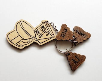 Funny Dad Keychain - Etsy