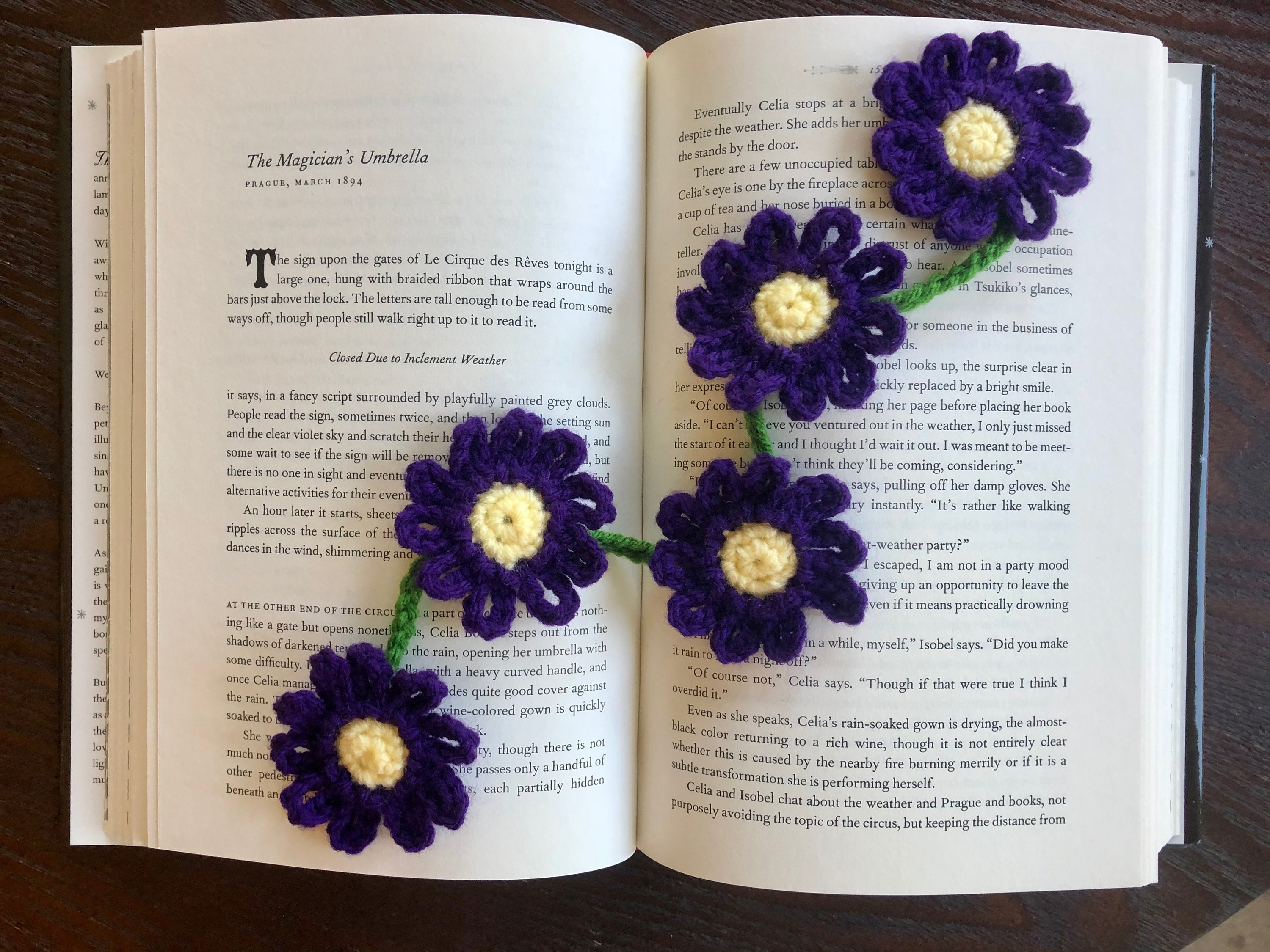 Aster Bookmark Crochet PDF Pattern Easy Beginner Crochet - Etsy