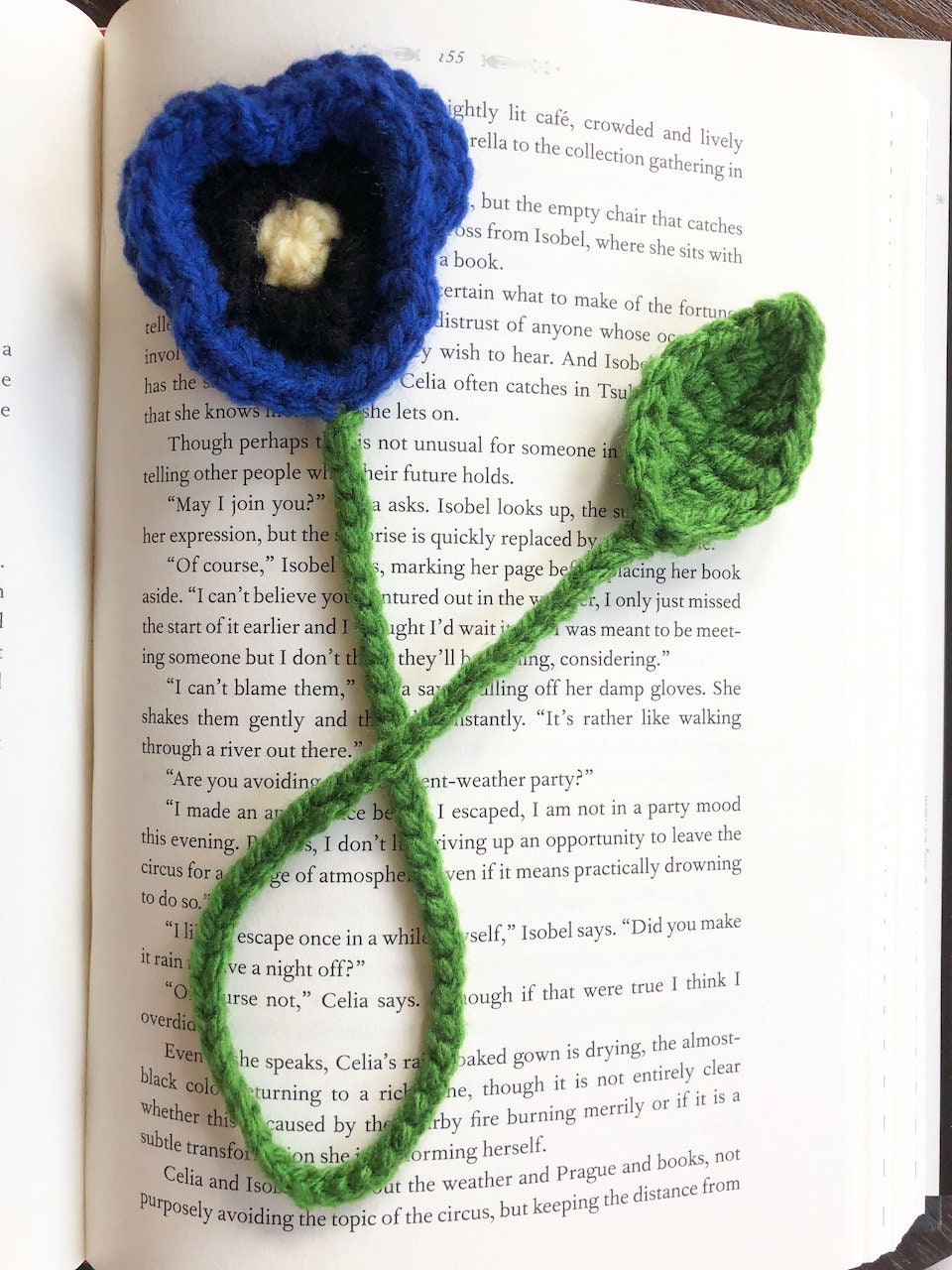 Pansy Bookmark Crochet PDF Pattern Beginner Easy Simple Cute - Etsy