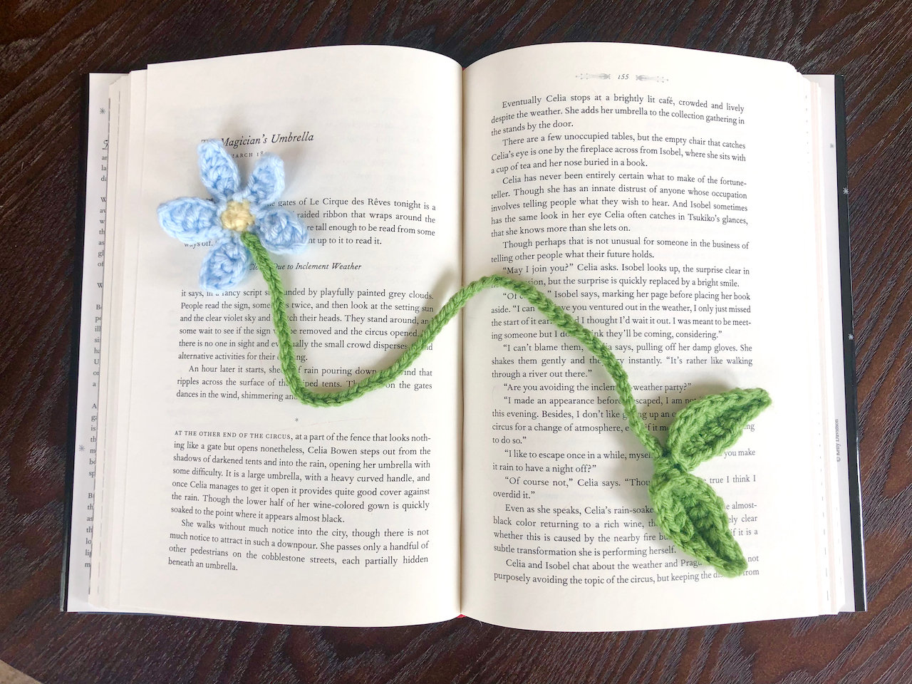 Forget Me Not Flower Bookmark Crochet PDF Pattern - Etsy