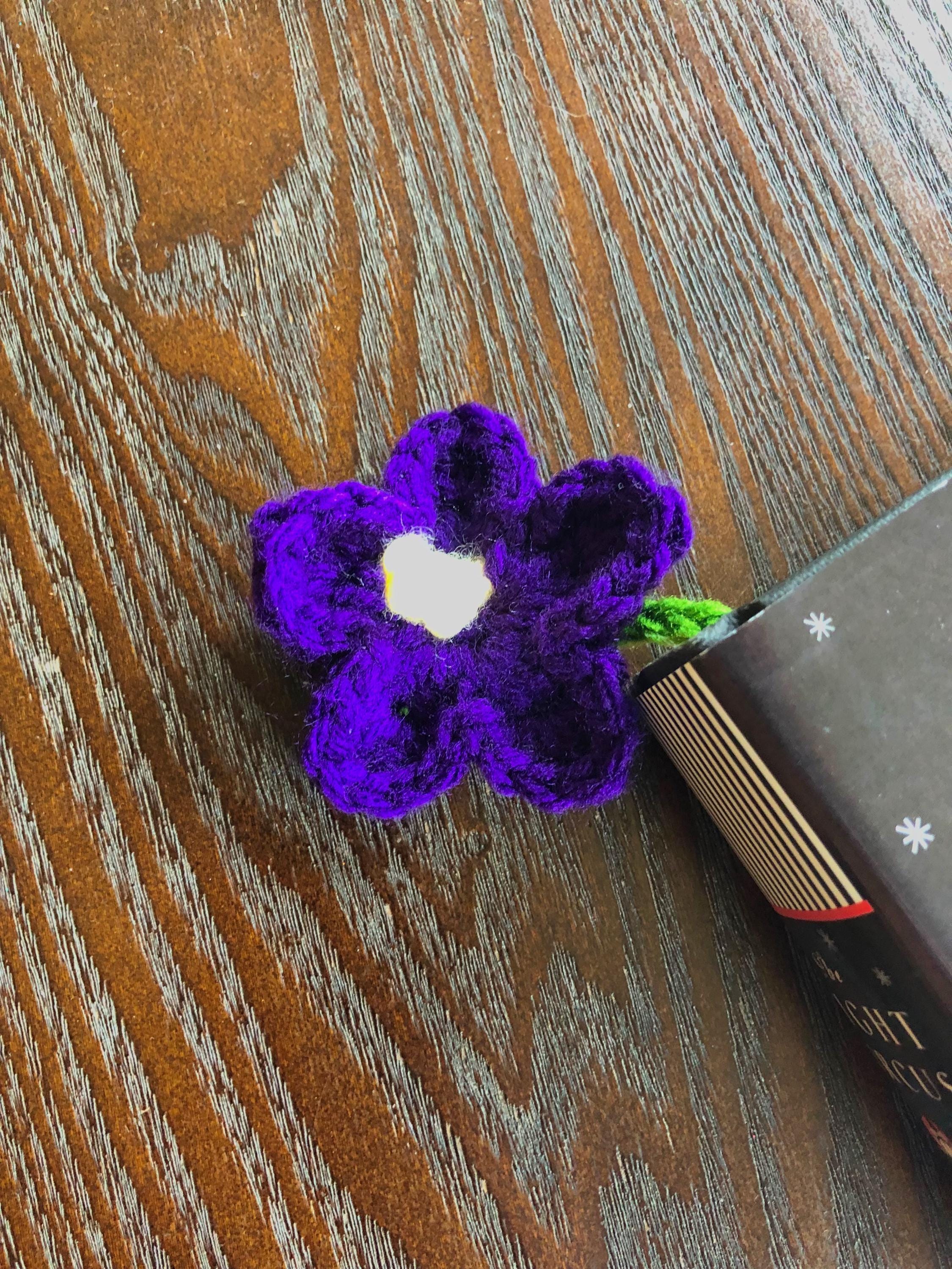 Nightshade Flower Bookmark Crochet PDF Pattern - Etsy