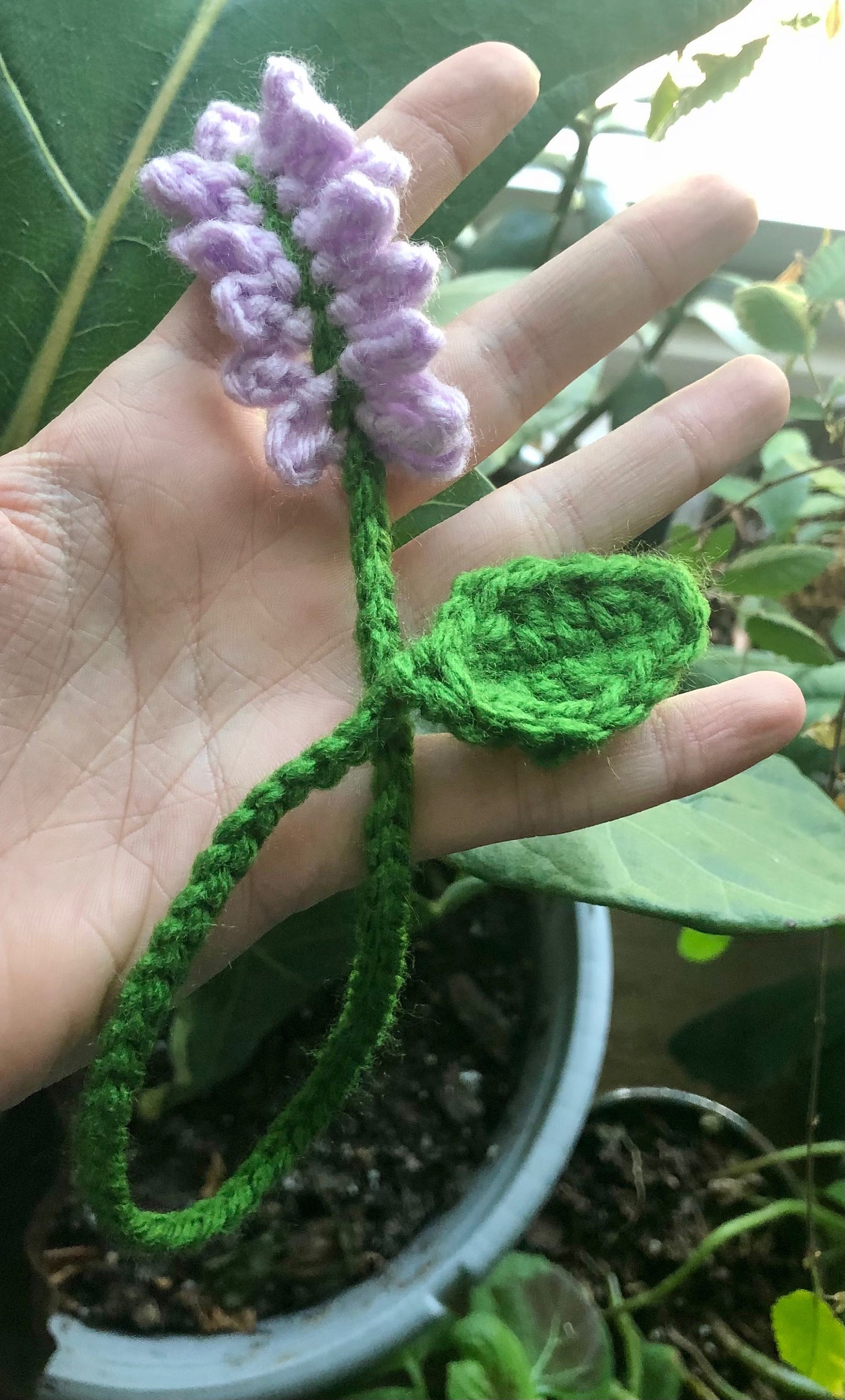 Lavender Bookmark Crochet PDF Pattern Easy Beginner Crochet | Etsy
