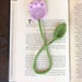 Tulip Bookmark Crochet PDF Pattern Easy Beginner Crochet - Etsy