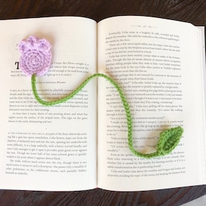 Tulip Bookmark Crochet PDF Pattern | Easy Beginner Crochet Tutorial ...