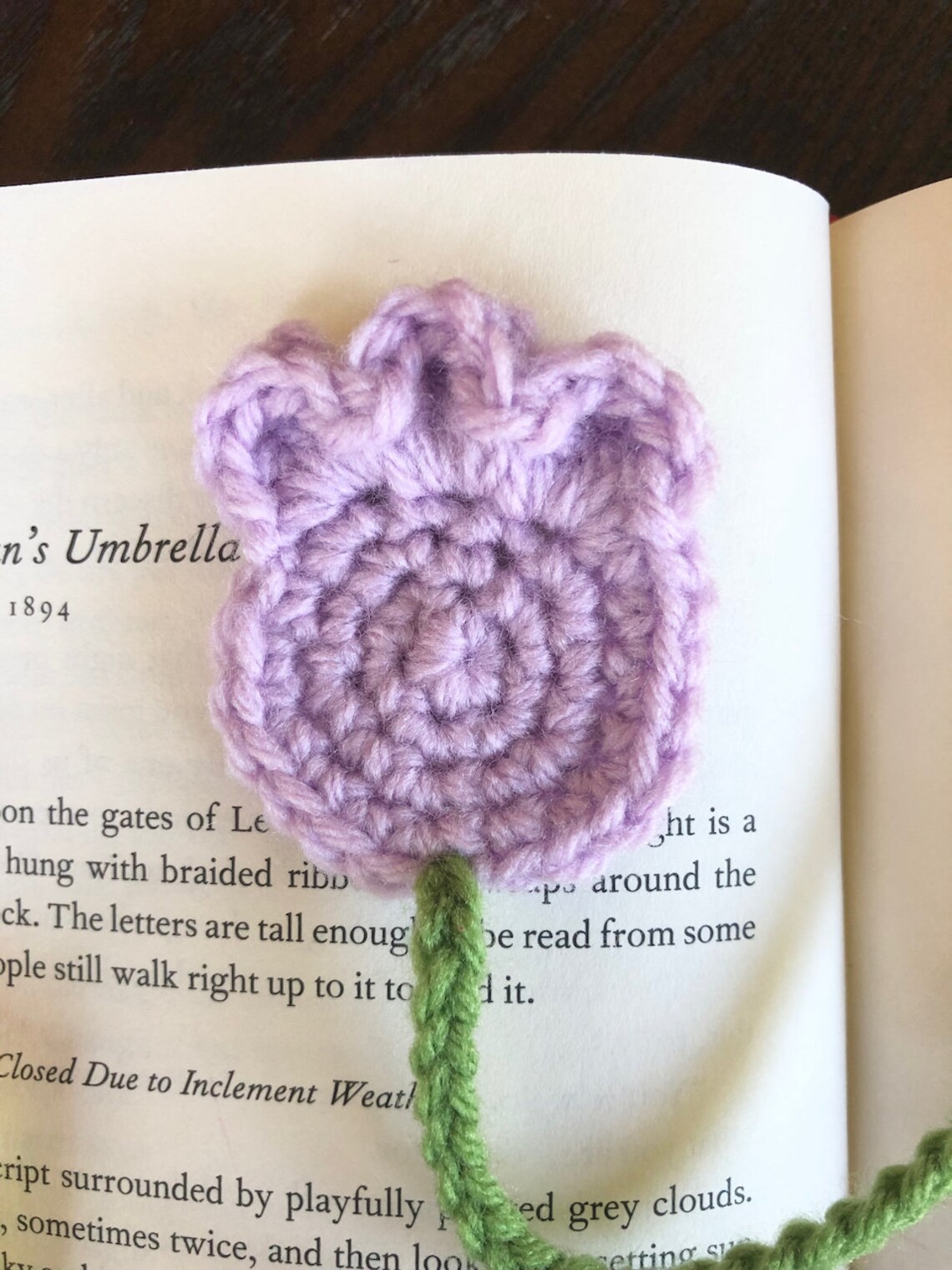 Tulip Bookmark Crochet PDF Pattern Easy Beginner Crochet - Etsy