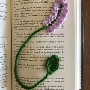 Lavender Bookmark Crochet PDF Pattern | Easy Beginner Crochet Tutorial ...