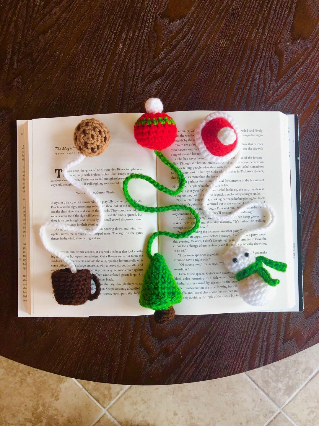 Christmas Crochet Bookmark PDF Pattern Bundle: Snowman, Christmas Tree ...