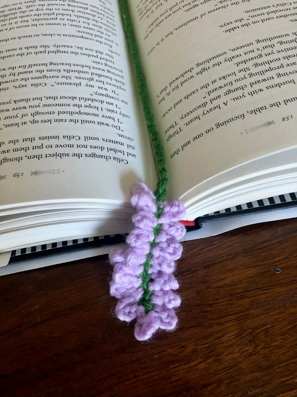 Lavender Bookmark Crochet PDF Pattern Easy Beginner Crochet | Etsy