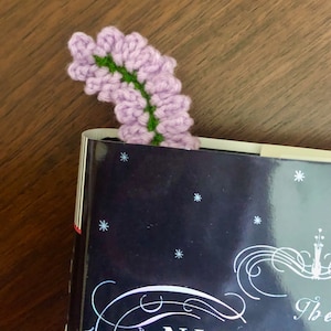 Lavender Bookmark Crochet PDF Pattern | Easy Beginner Crochet Tutorial ...