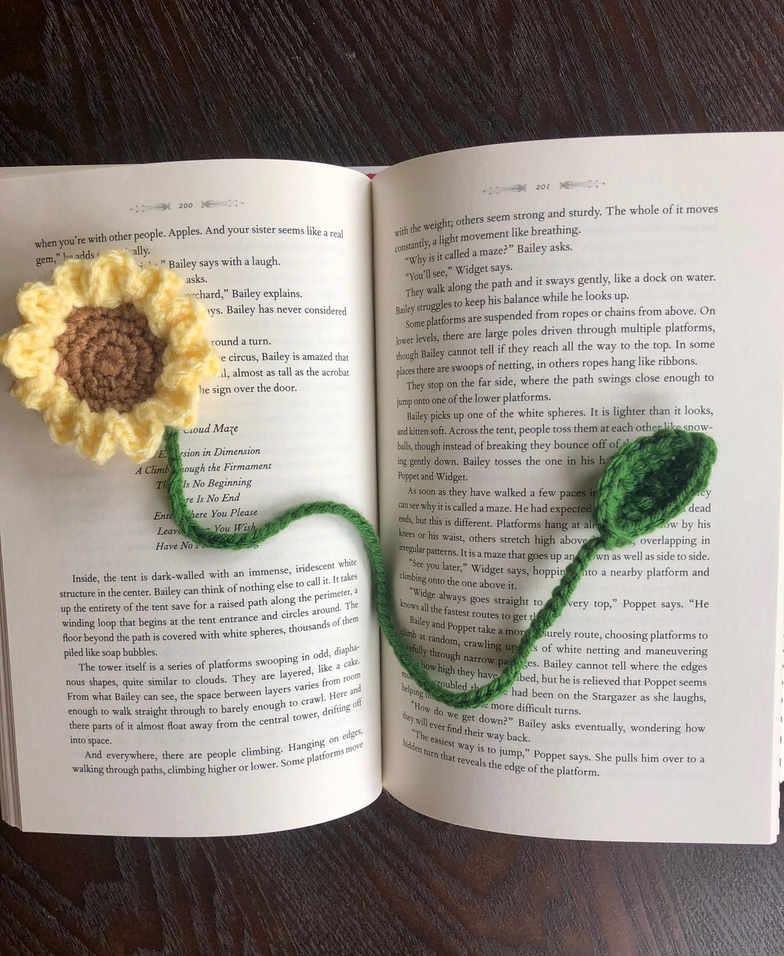 Sunflower Bookmark Crochet PDF Pattern Easy Beginner Crochet - Etsy