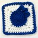 Blueberry Granny Square Crochet PDF Pattern - Etsy