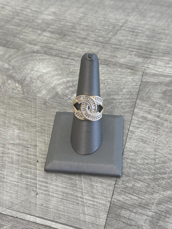 Yellow gold cubic zirconia - Gem