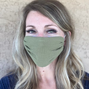 Breathable Lightweight Gauze Face Mask Single Layer With Soft ...