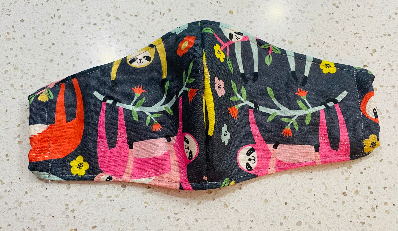 Sloths Fabric Face Mask W/filter Pocket Cotton Washable | Etsy