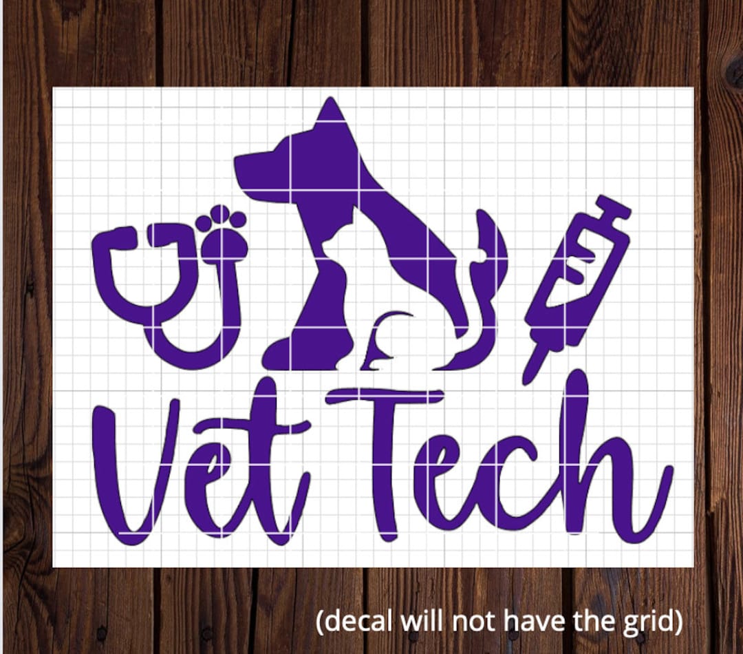 Vet Tech and Veterinarian Decals - Etsy