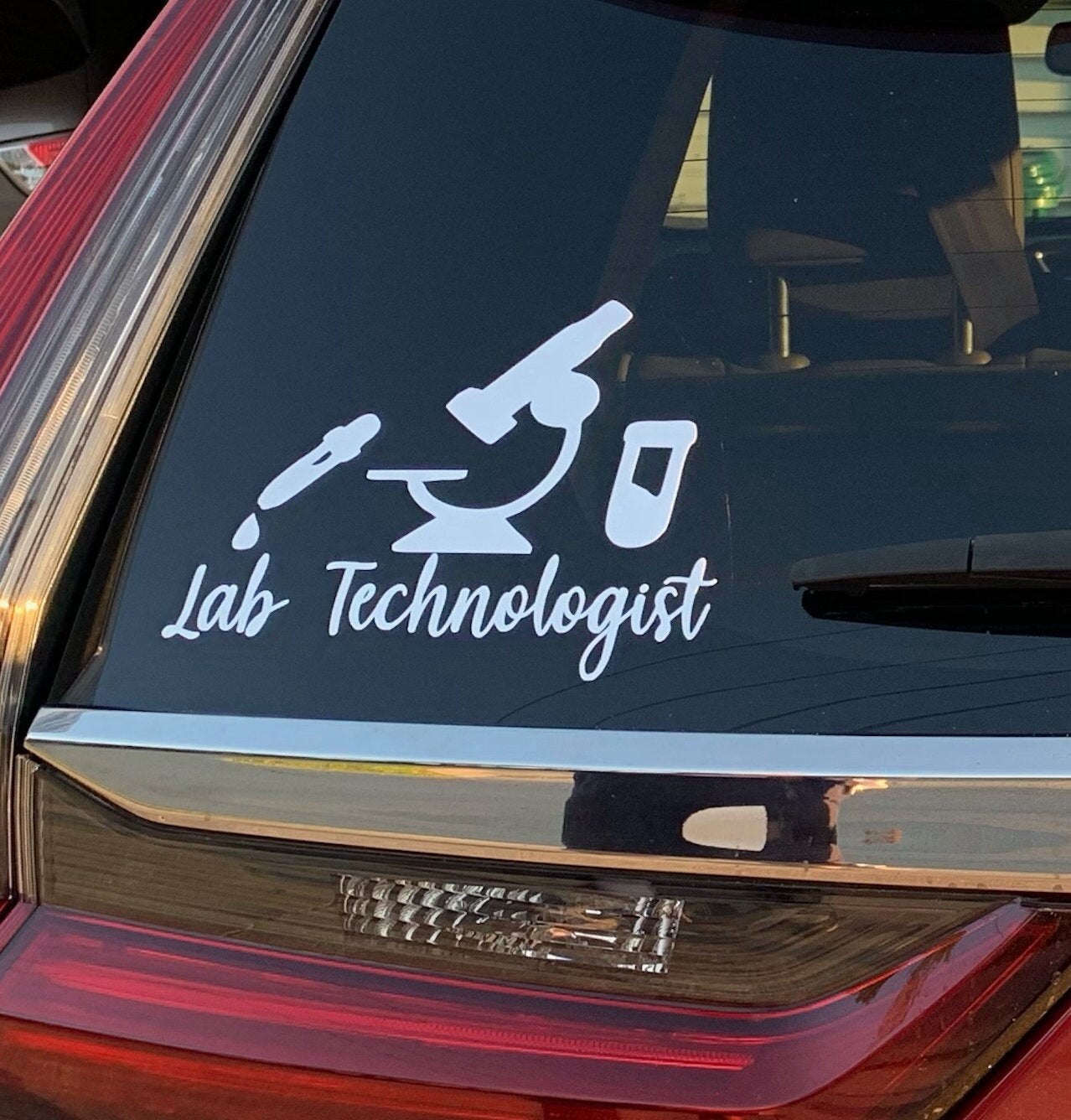 Lab Tech Decal - Etsy